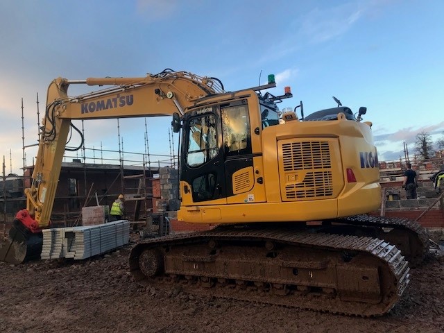 CM Civil Engineering Receives New Komatsu PC228USLC-11 - WAC McCandless